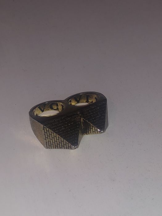 Black Scale BLVCK SCVLE DOUBLE PYRAMID RING A$AP ROCKY A$AP MOB | Grailed