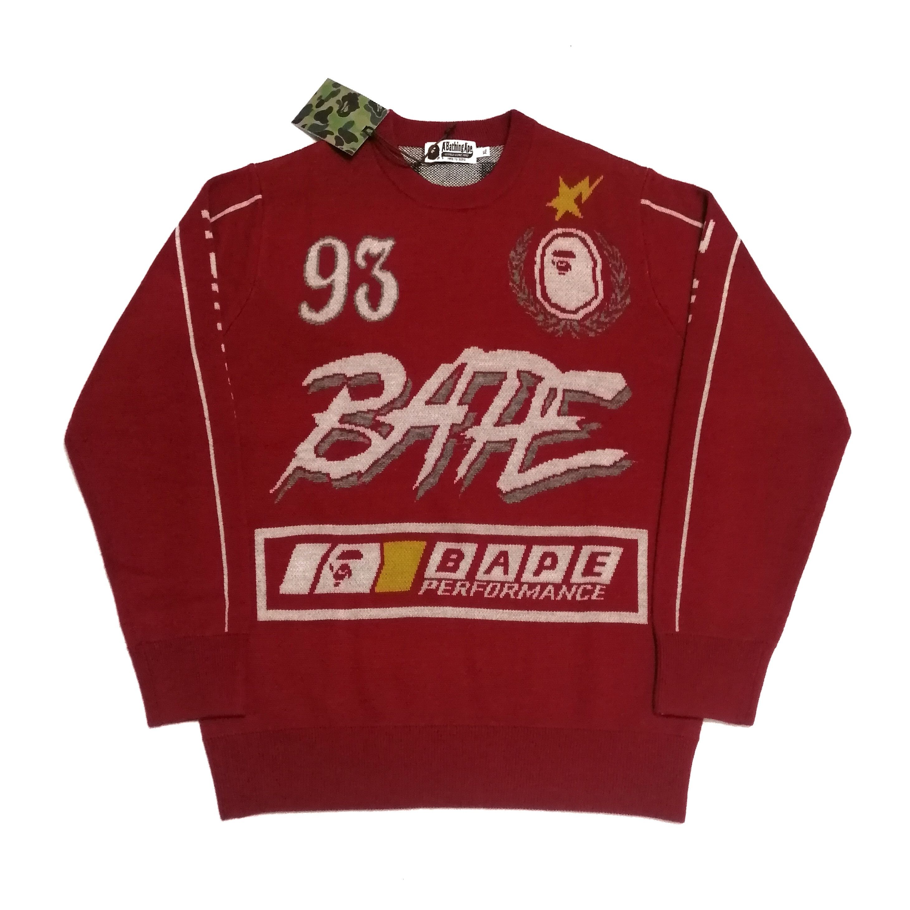 Bape Bape Motor Sport Performance Knitwear sweater | Grailed