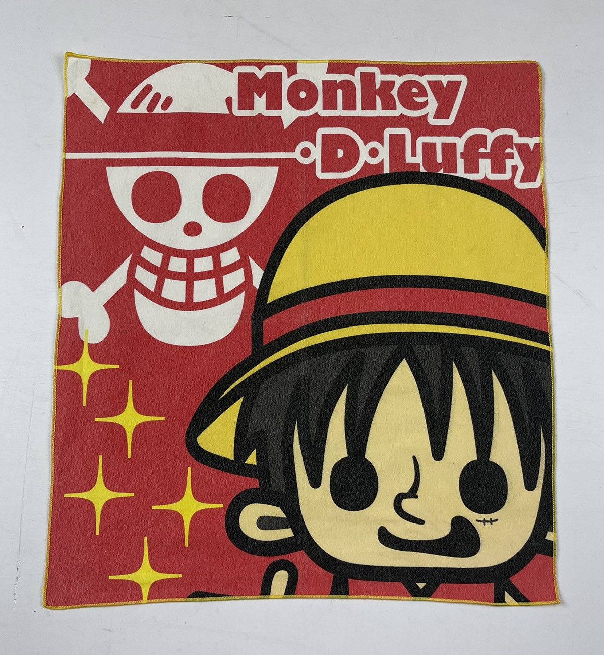 Skulls one piece luffy bandana handkerchief neckerchief | Grailed