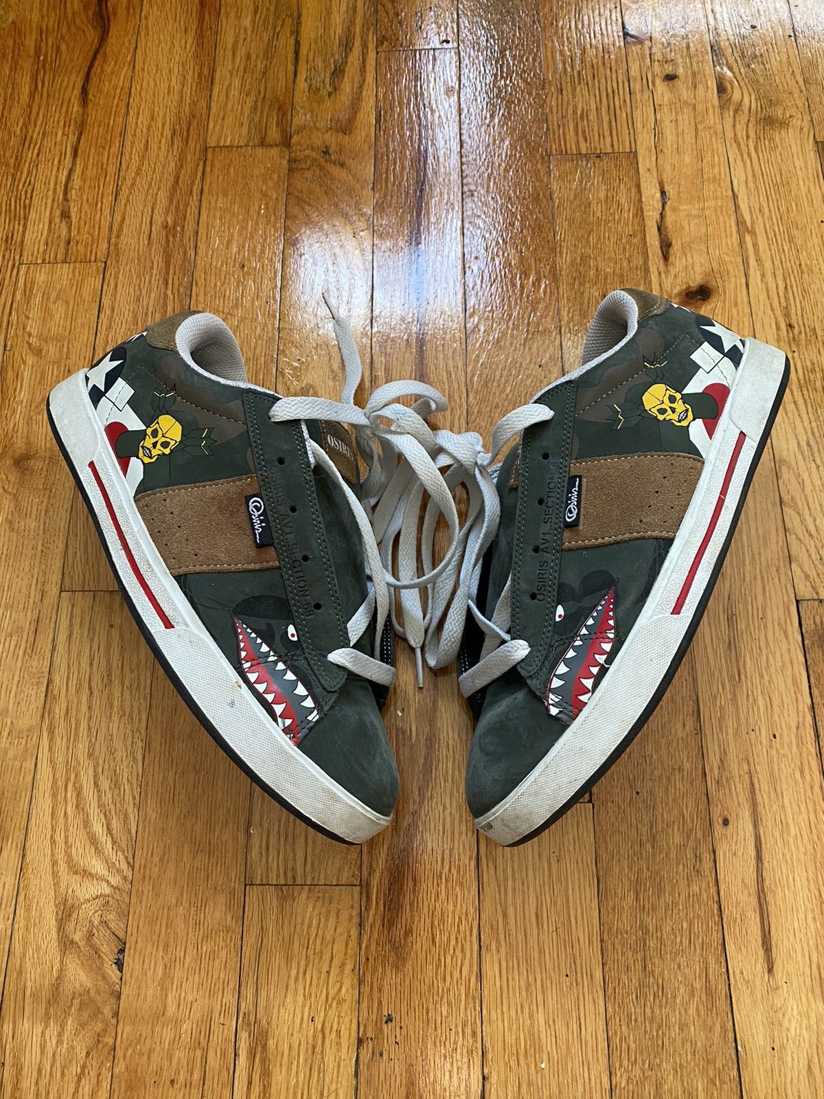 Osiris Osiris Serve Bomber Flying Tiger AV1 Section 68 Skull Plane ...