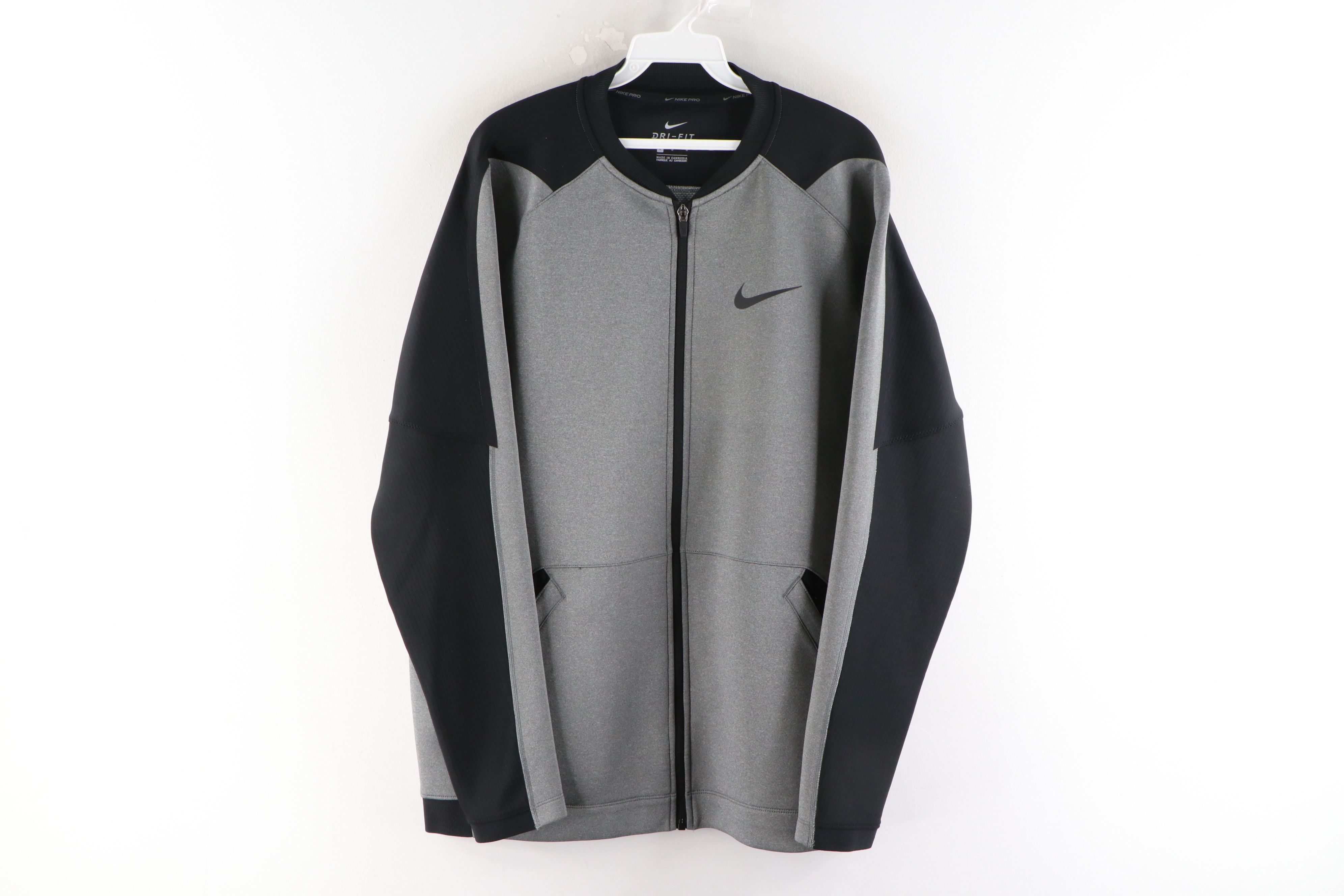 Nike Nike Pro Tech Dri-Fit Full Zip Big Swoosh Training Jacket | Grailed