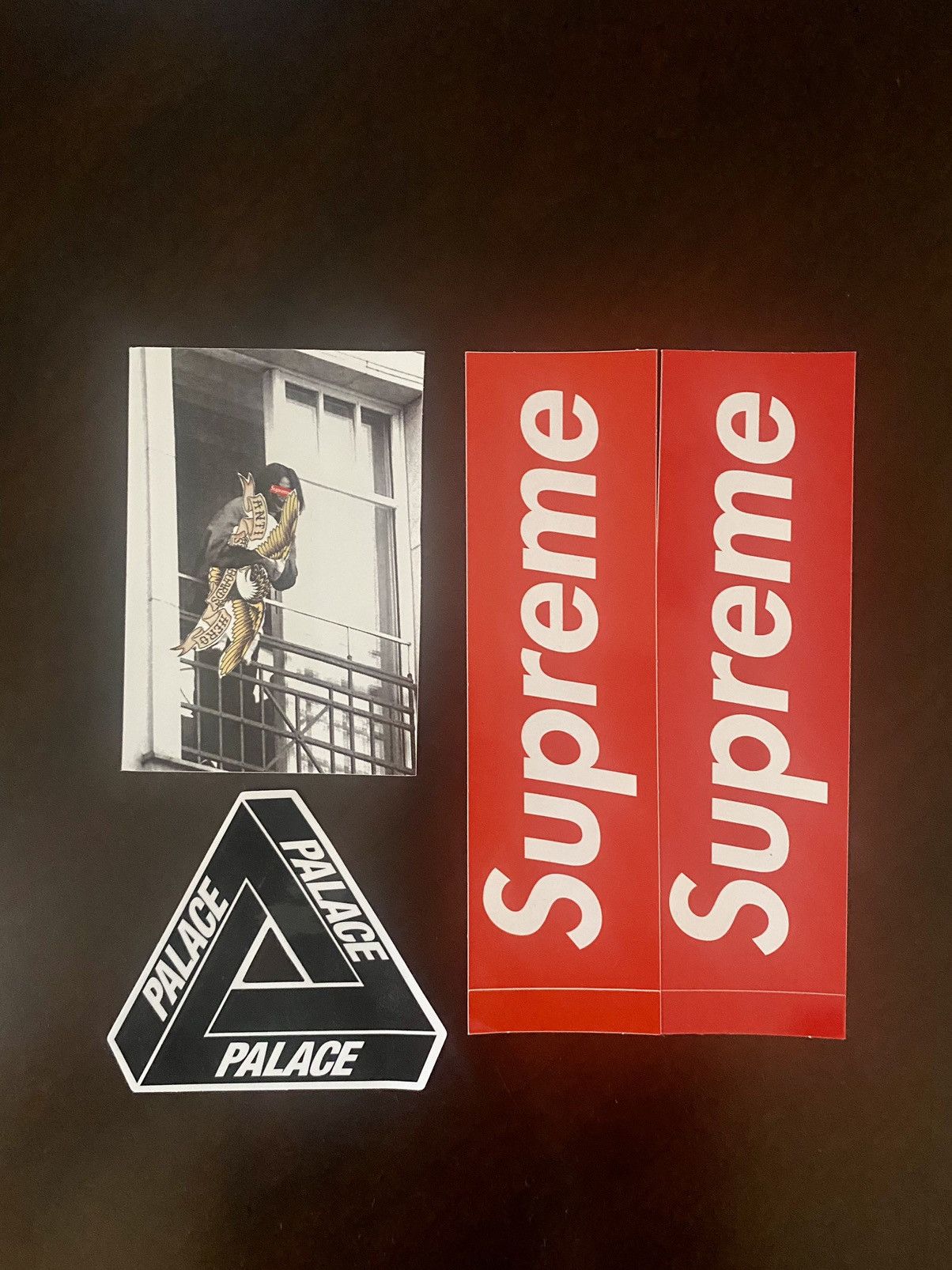 Palace × Supreme Supreme + Palace sticker pack | Grailed