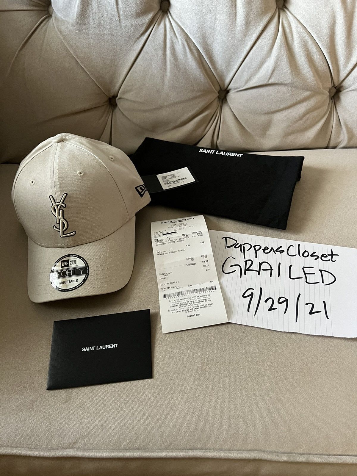 Yves Saint Laurent YSL Lifestyle Baseball Cap (Brand New) | Grailed