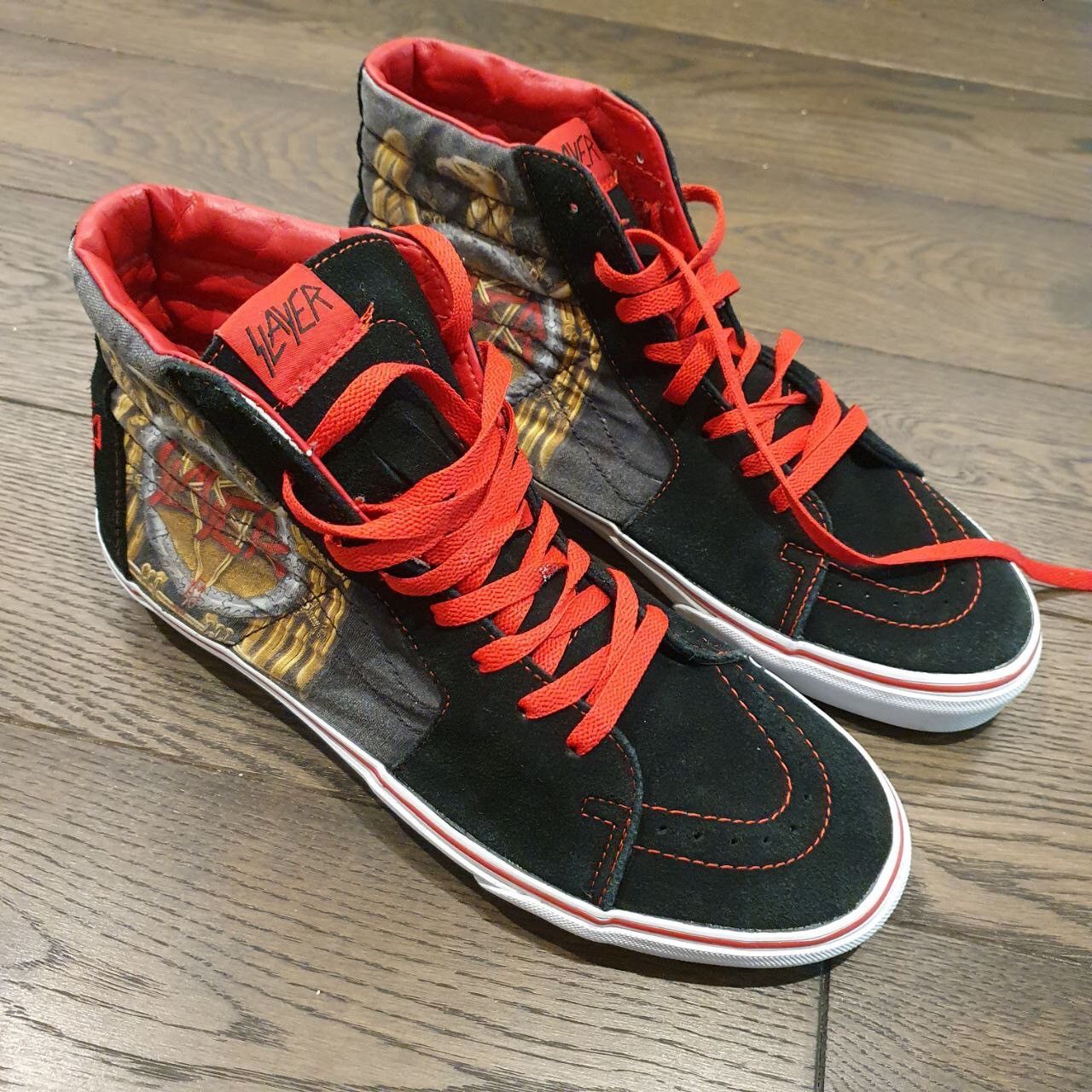 Vans LAST DROP Vans X Slayer Hi top Vintage Sneakers | Grailed