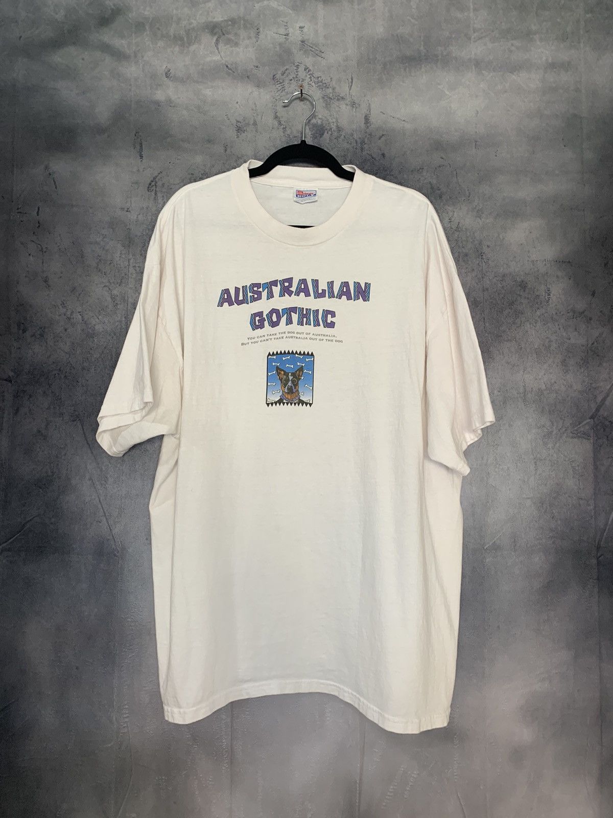 Art × Hanes × Vintage ‘99 Hanes “Australian Gothic” Graphic Art Tee ...