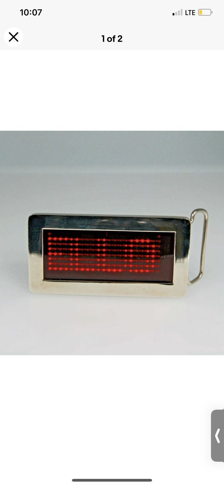 Vintage LED Programmable Belt Buckle Light Up | Grailed