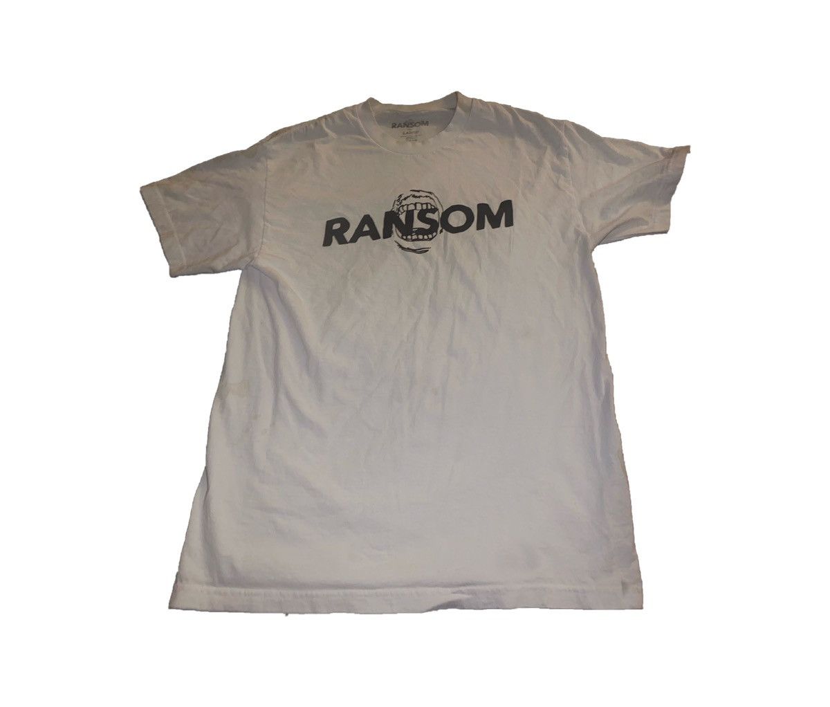 Ransom Clothing Ransom Mouth Logo Tee Large | Grailed