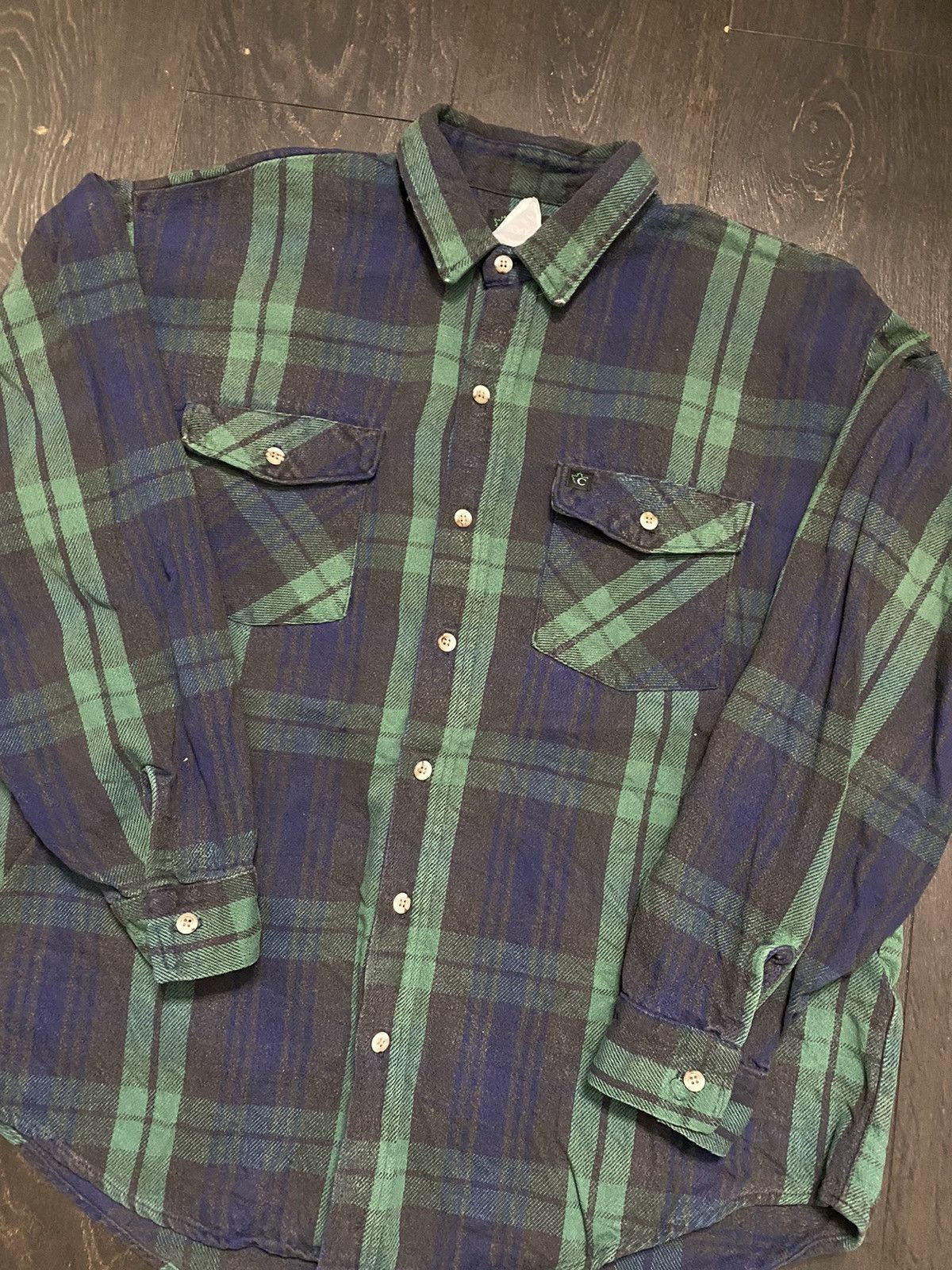 Flannel × Made In Canada × Vintage Vintage 90s Codet Button Up Flannel ...