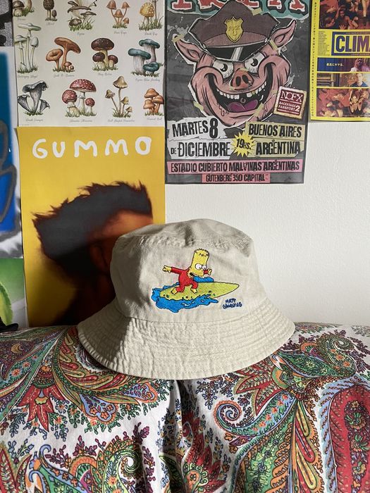 The Simpsons Vintage The Simpsons Bucket Hat | Grailed