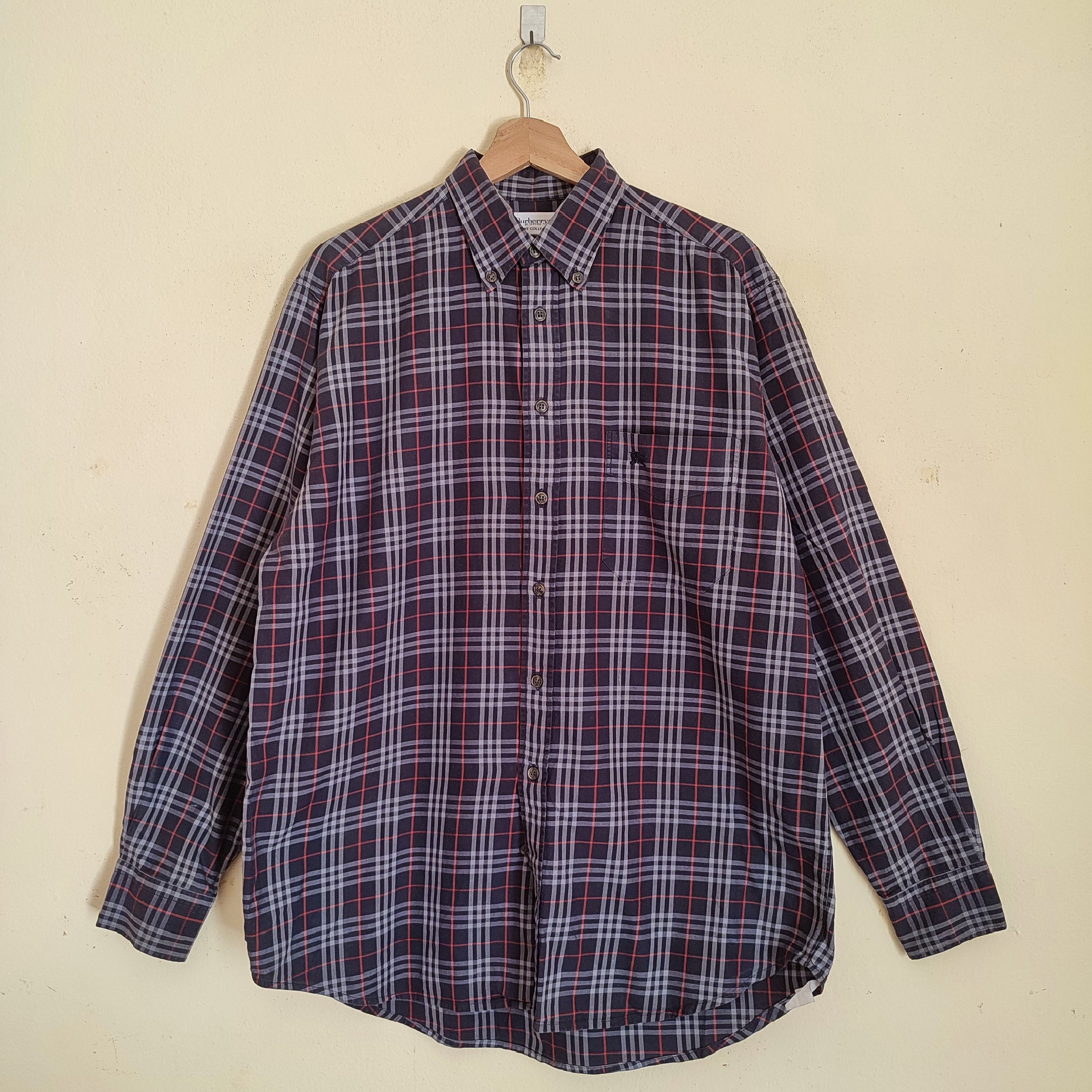 BURBERRY of London Long Sleeve Button up Tshirt Shirts Button Ups