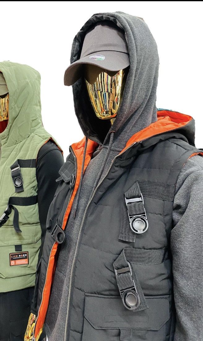 Streetwear × Vintage X-Large Progressive Life Code Black Tactical Vest ...