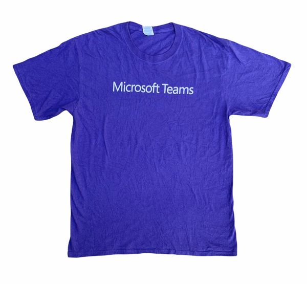 Microsoft MICROSOFT TEAMS T Shirt Made In Honduras | Grailed