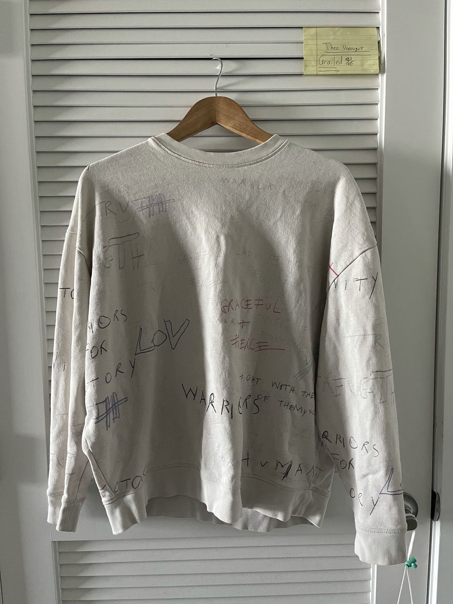 Iro Alchemist x Iro "PSG" Graffiti Sweater | Grailed