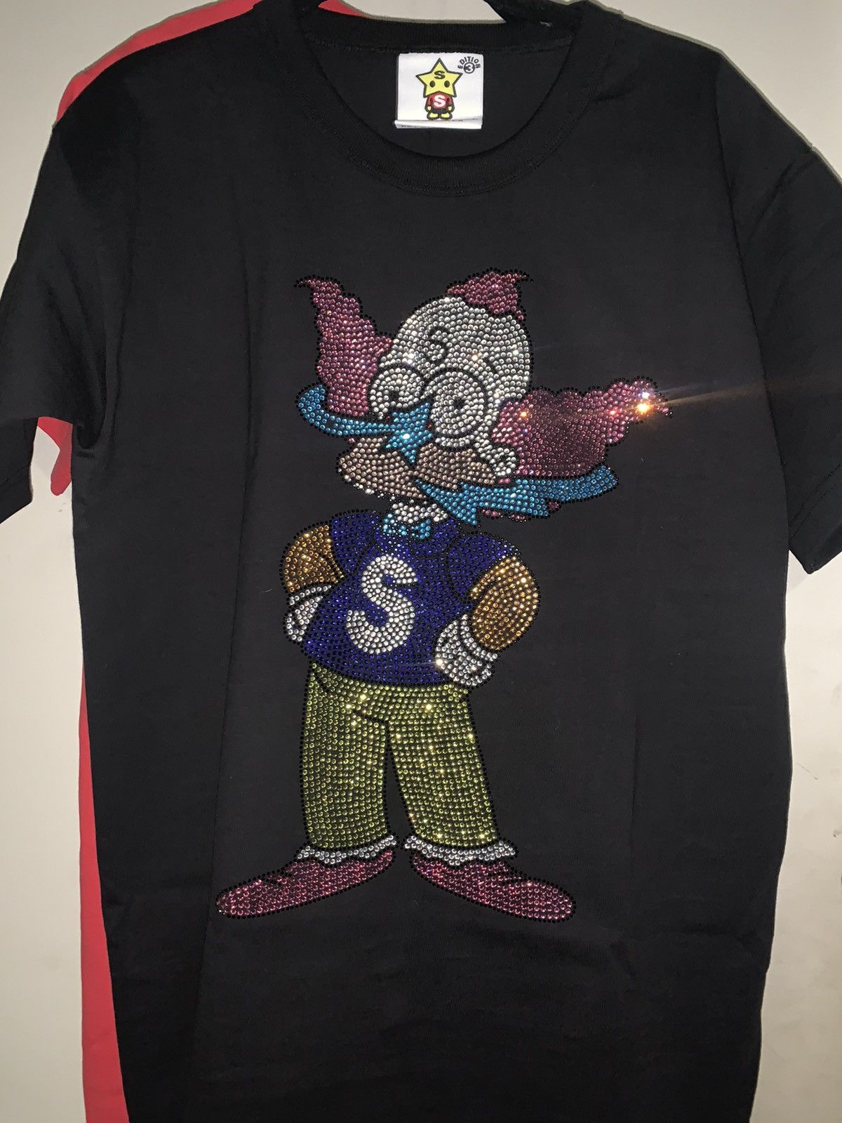 Sukamii Sukamii Crystal Clown Shirt Krusty the Clown Bling | Grailed