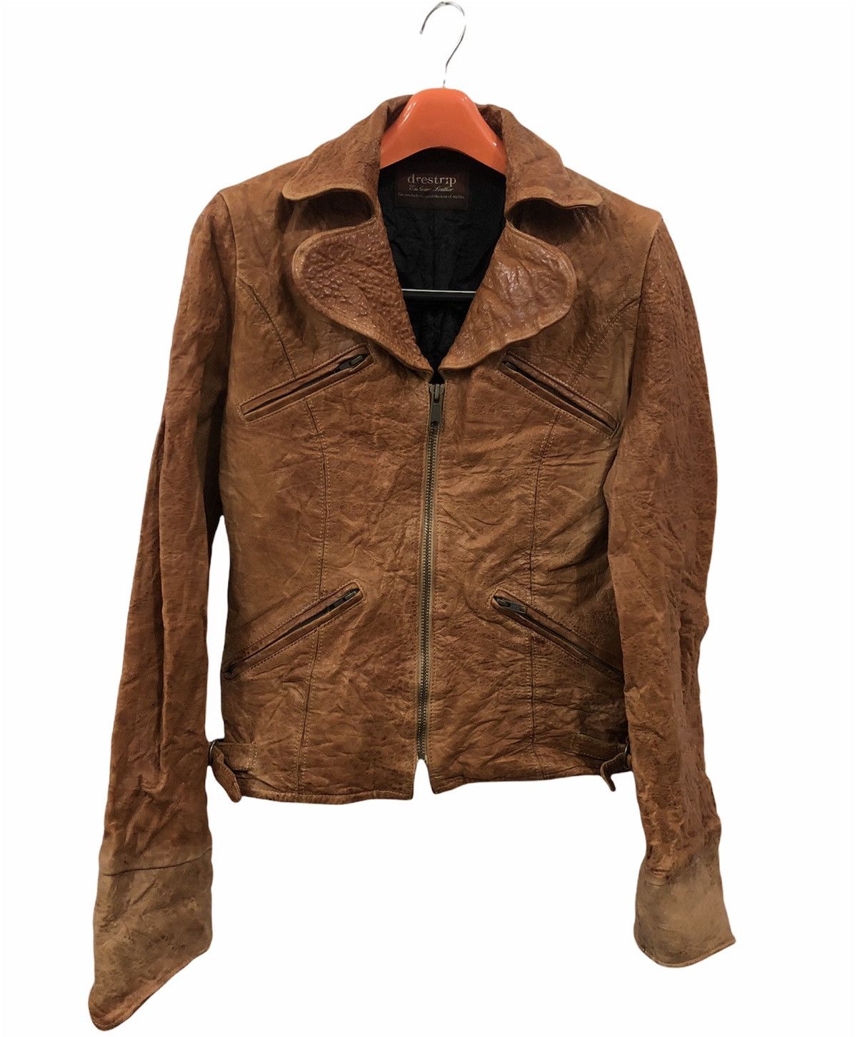 Genuine Leather Drestrip Lamb Skin Leather Jacket | Grailed