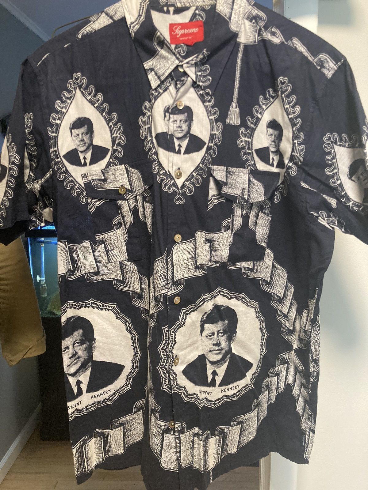 Supreme Supreme John F Kennedy JFK Button Up | Grailed