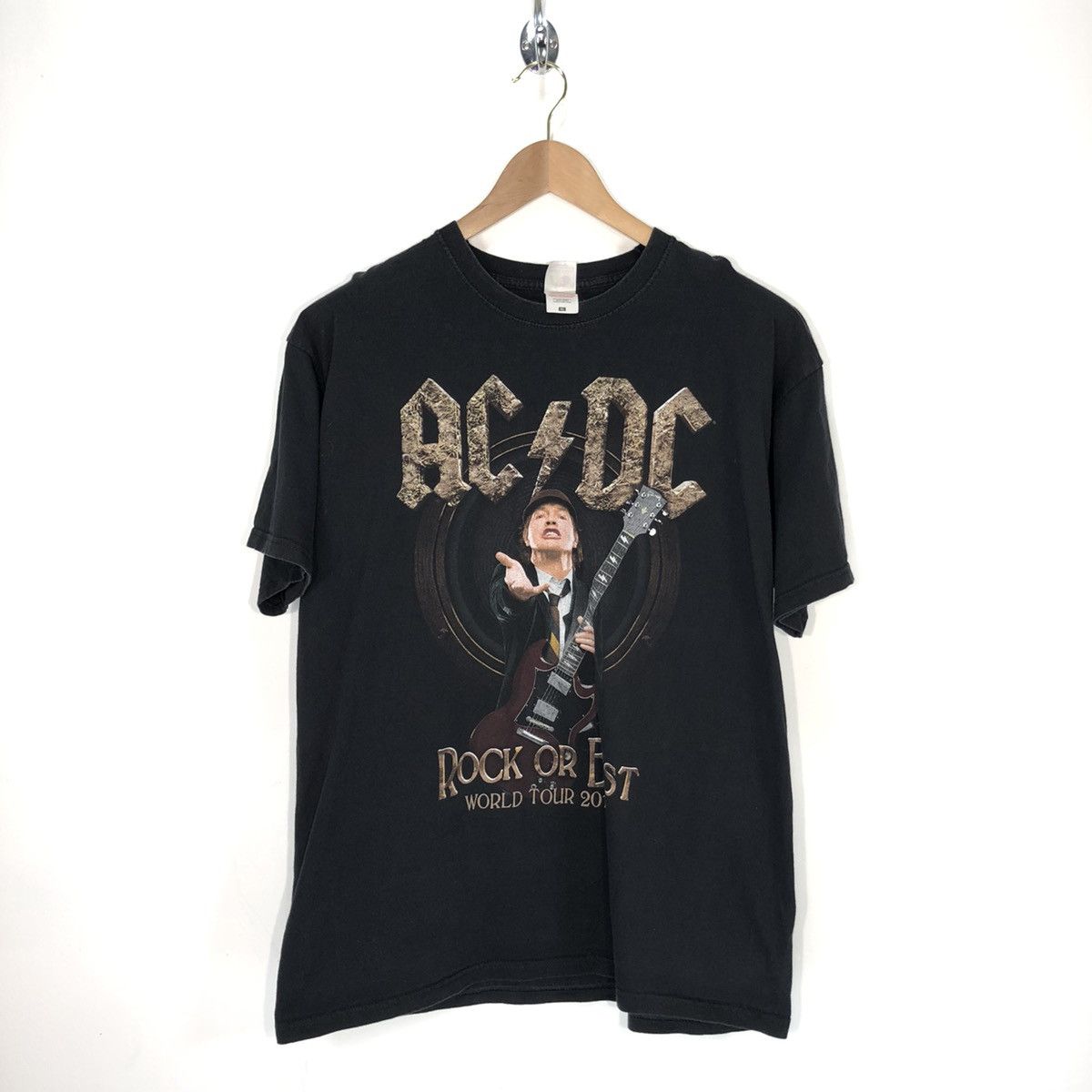 AC/DC × Band Tees 2016 Ac/Dc Rock Or Bust Tour Official Promotional T ...