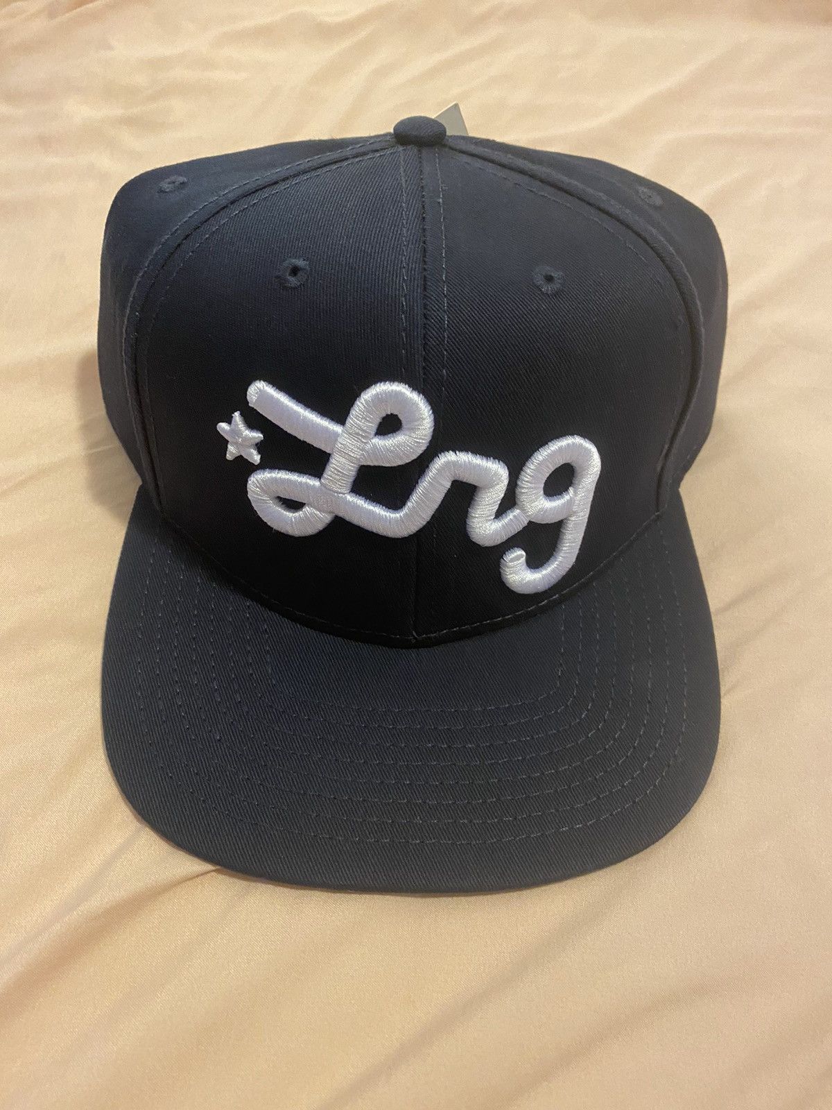 LRG × Lifted Research Group Dark Navy Blue LRG Lifted Research Group Snapback Hat OSFM | Grailed