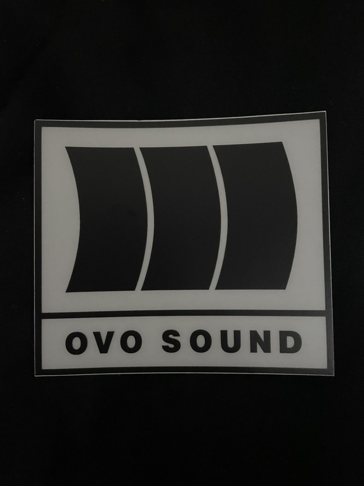 Drake × Octobers Very Own Black OVO SOUND Logo Sticker (3-Pack) | Grailed