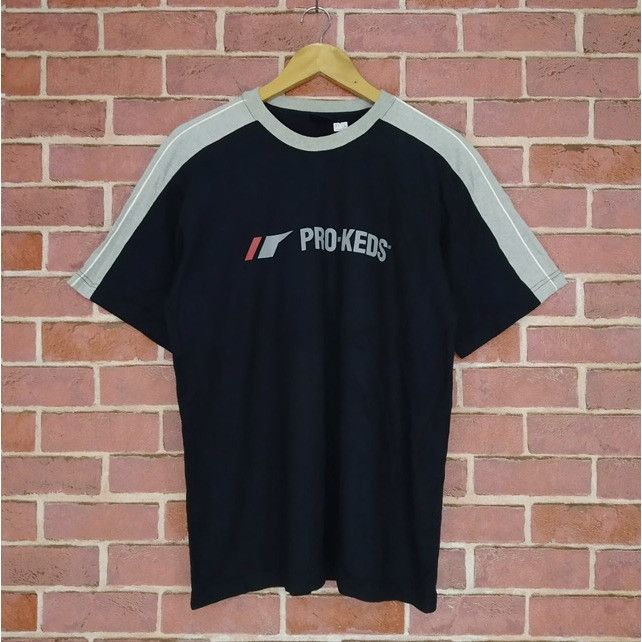 Vintage Vintage Pro Keds Logo With Stripes On Sleeve T-shirt | Grailed