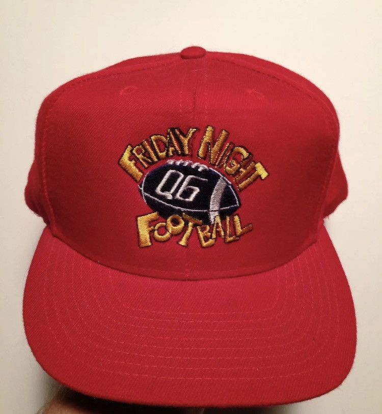 Otto Friday Night Football Vintage Snapback Hat By Otto Cap Red | Grailed