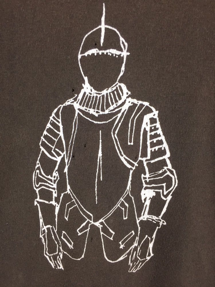 Number (N)ine NUMBER NINE KNIGHT DISTRESSED DESIGN SHIRT | Grailed