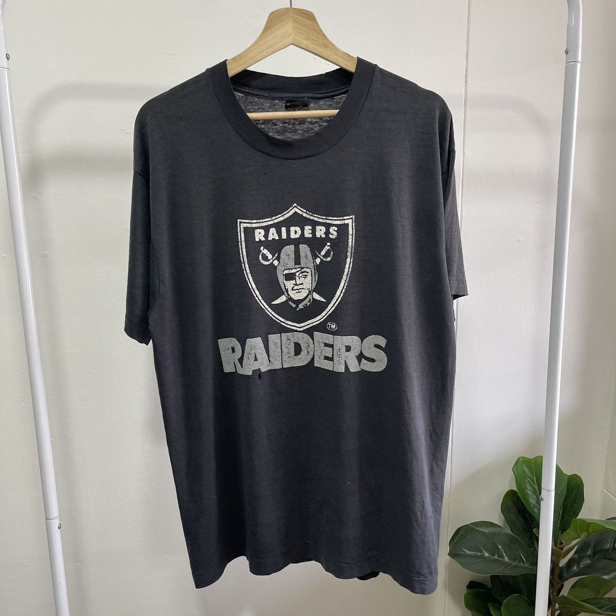 NFL × Vintage Vintage NFL Raiders 80’s 90’s T-Shirt Rare | Grailed