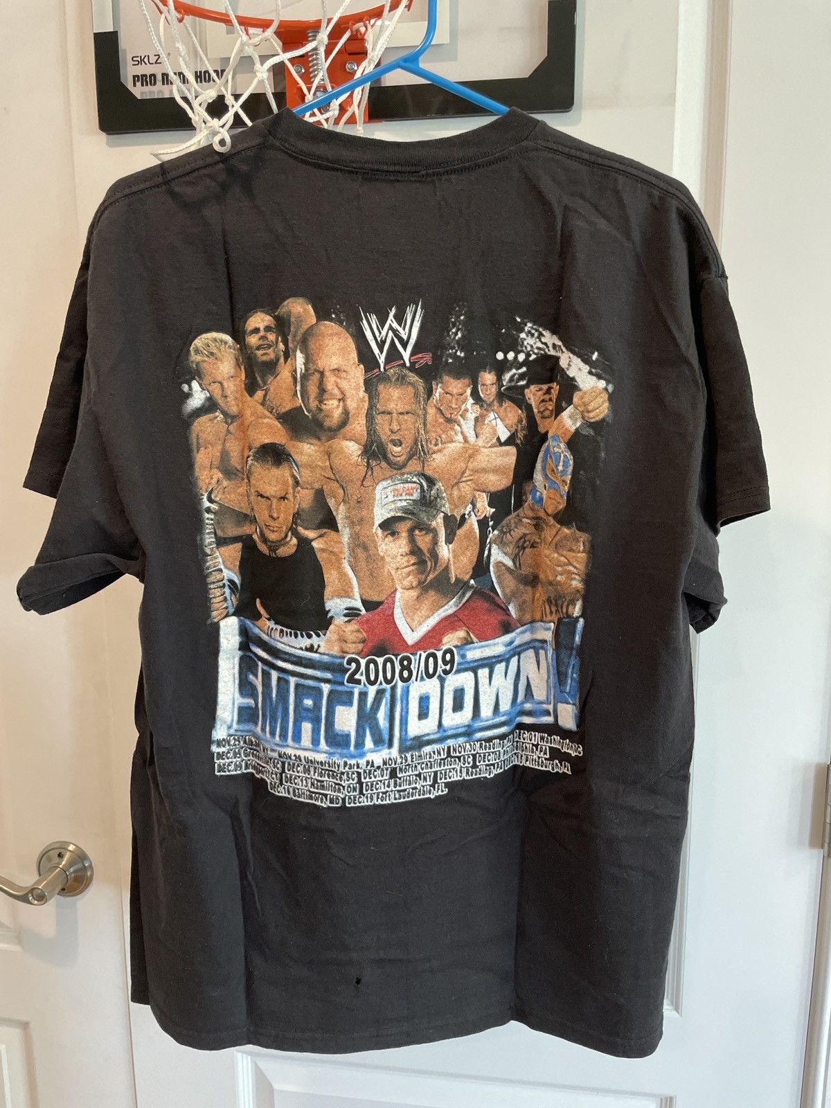 Vintage × WWE × WWF WWE Smackdown 08/09 Live Merch | Grailed