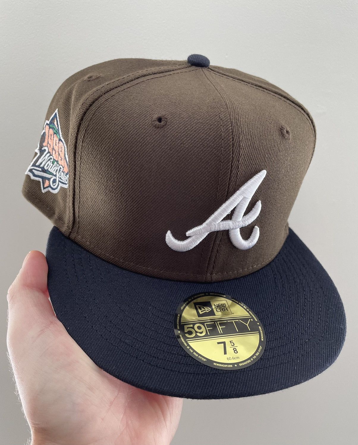 Hat Club × New Era Hat Club Manolo Prado Atlanta Braves Red Clay UV ...