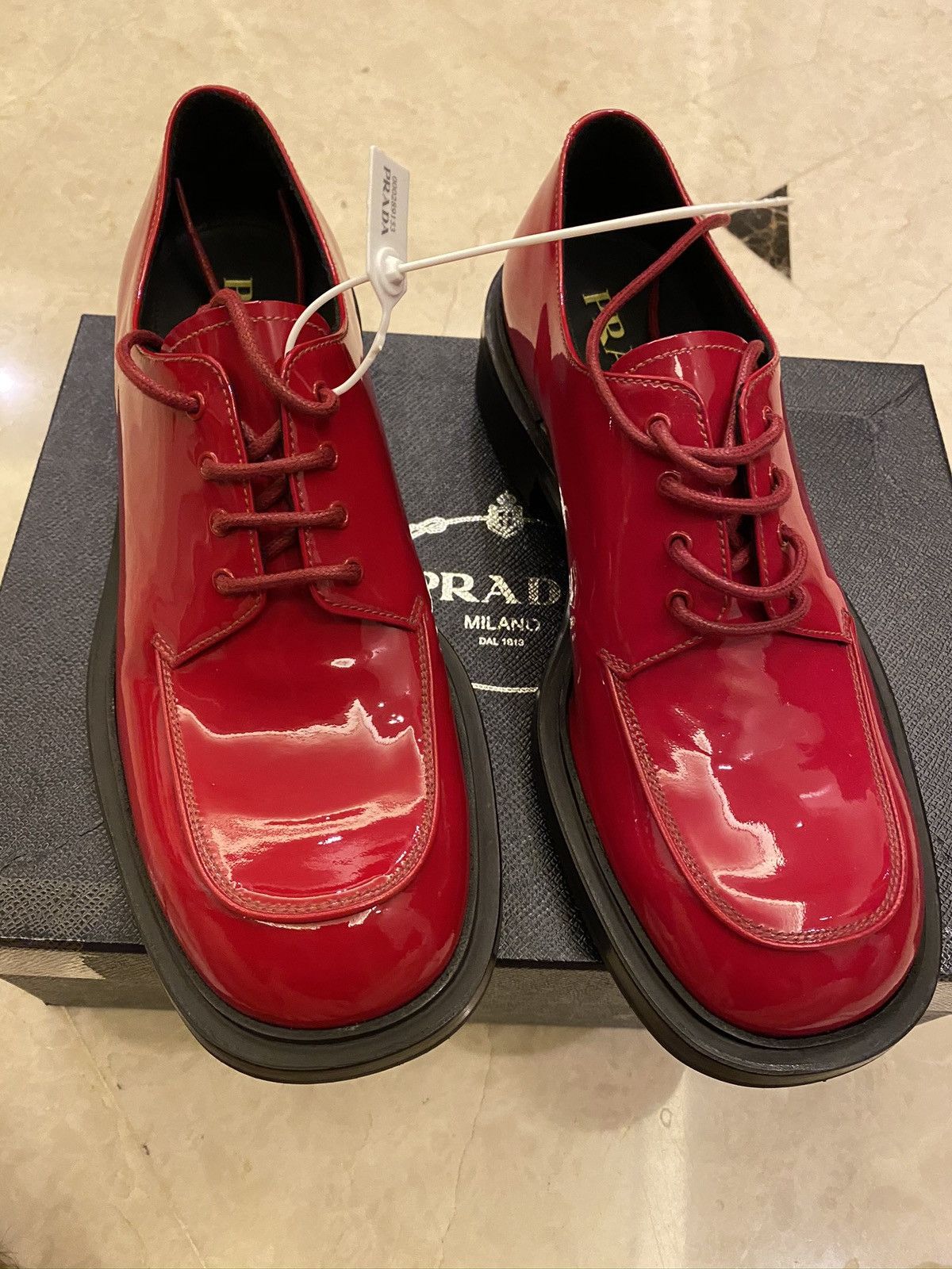 Prada Prada FW19 runaway red shoes | Grailed