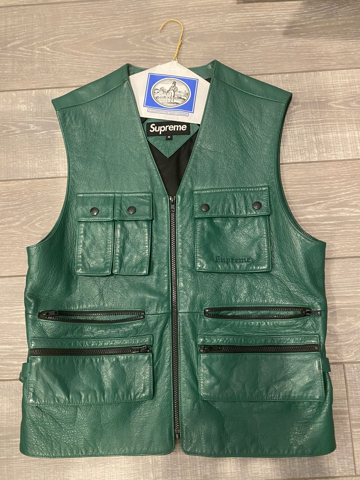 Supreme Leather Utility Vest | Grailed