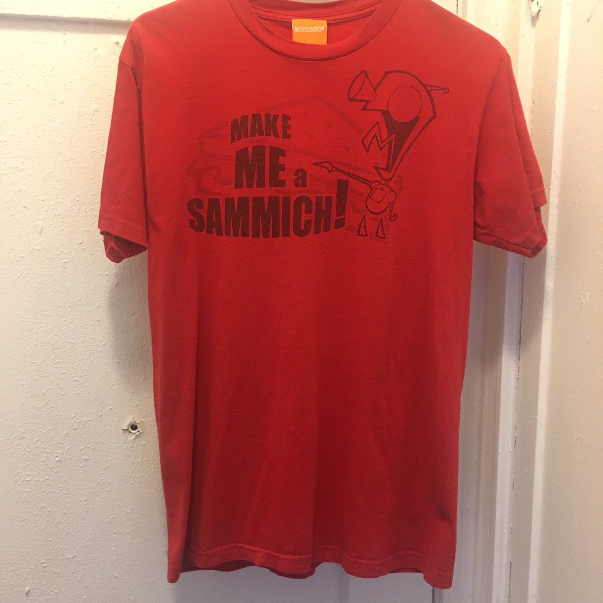Nickelodeon × Streetwear × Vintage Invader Zim make me a sammich size m ...