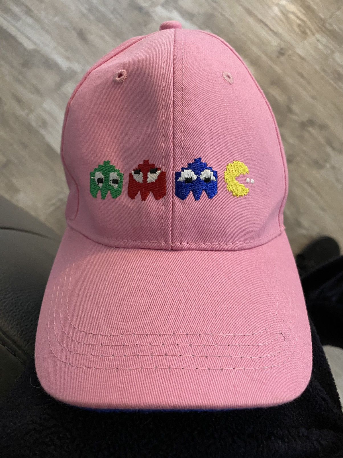 Vintage Pink Pac-Man Hat | Grailed