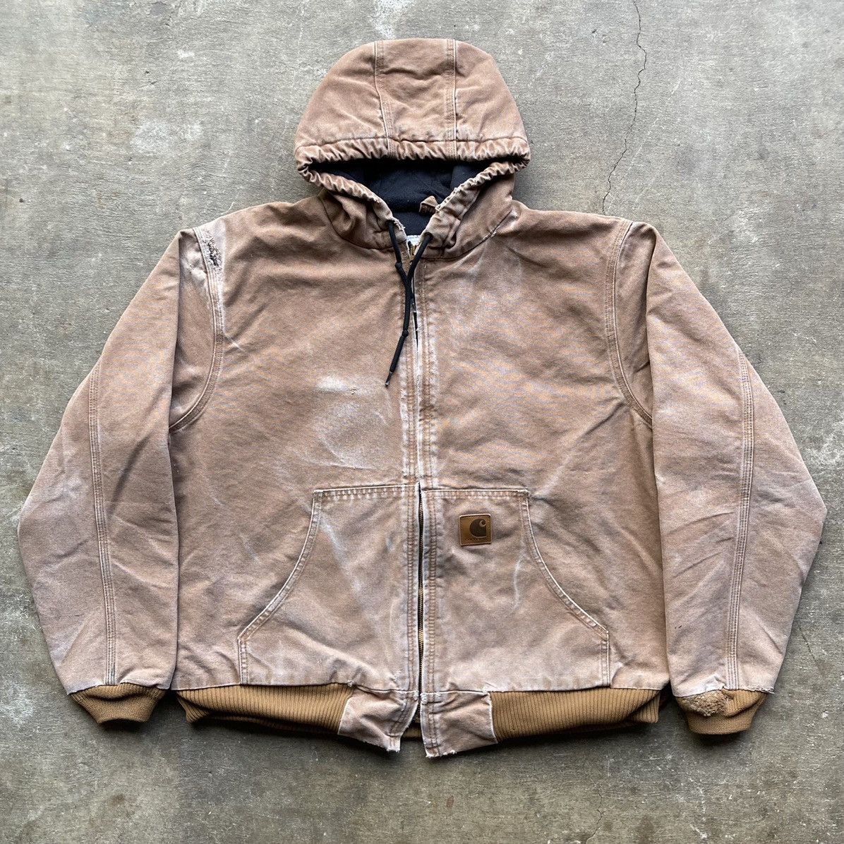 Vintage Vintage Carhartt Faded Distressed Work Jacket | Grailed