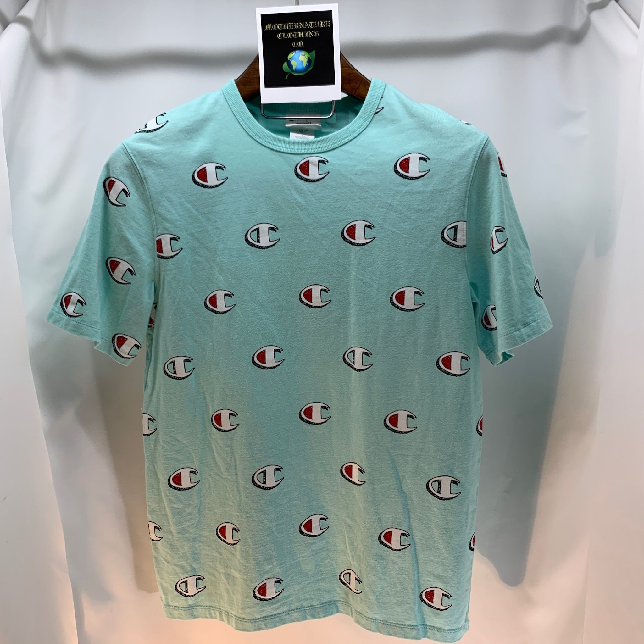 Champion CLASSIC CHAMPION MONOGRAM LOGO S/S T SHIRT | Grailed