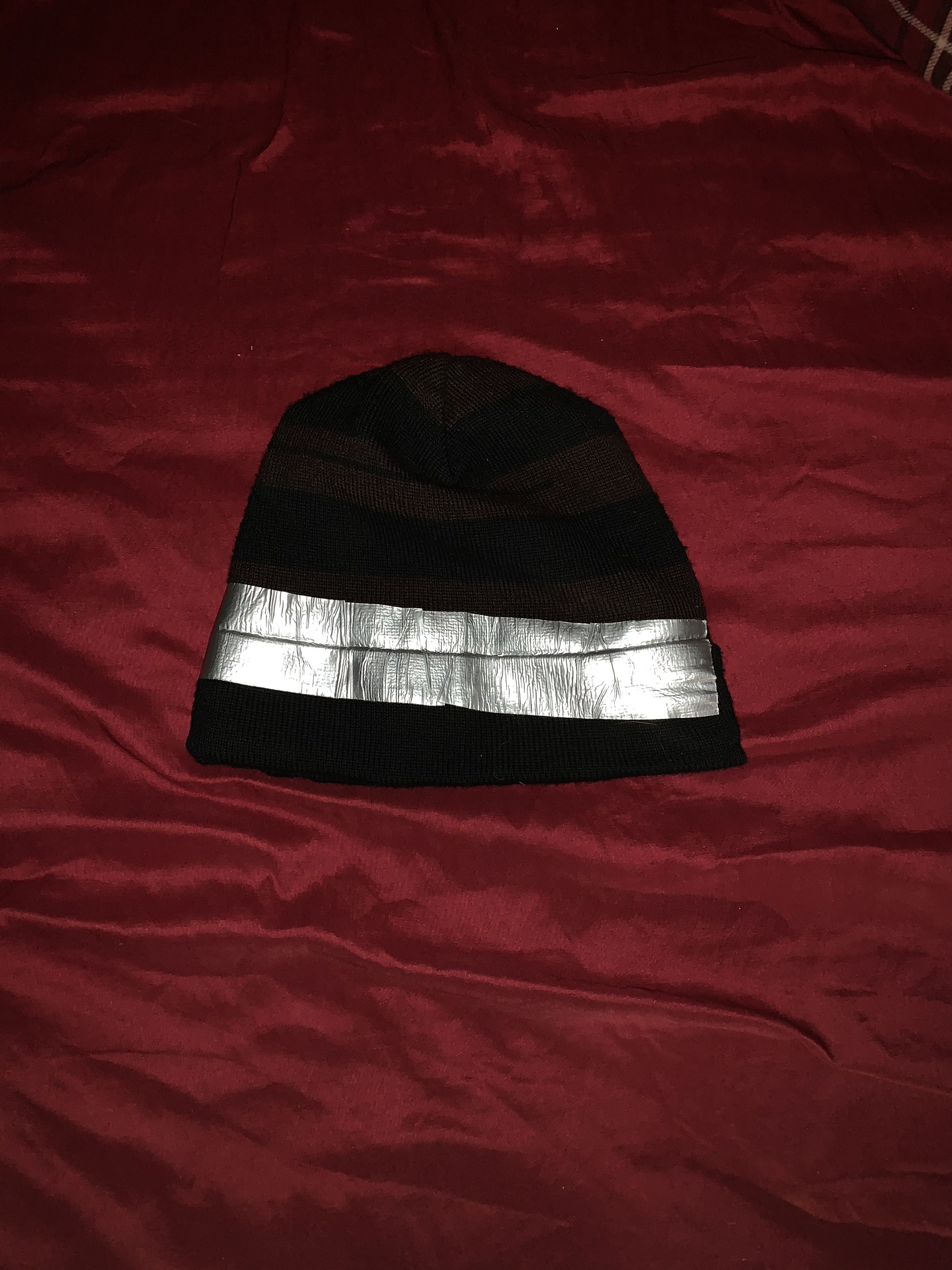 Raf Simons RS Wool Ducktape beanie | Grailed