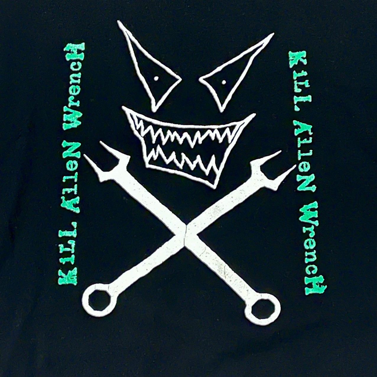 Band Tees × Vintage VINTAGE KILL ALIEN WRENCH PUNK METAL BAND TEE ...