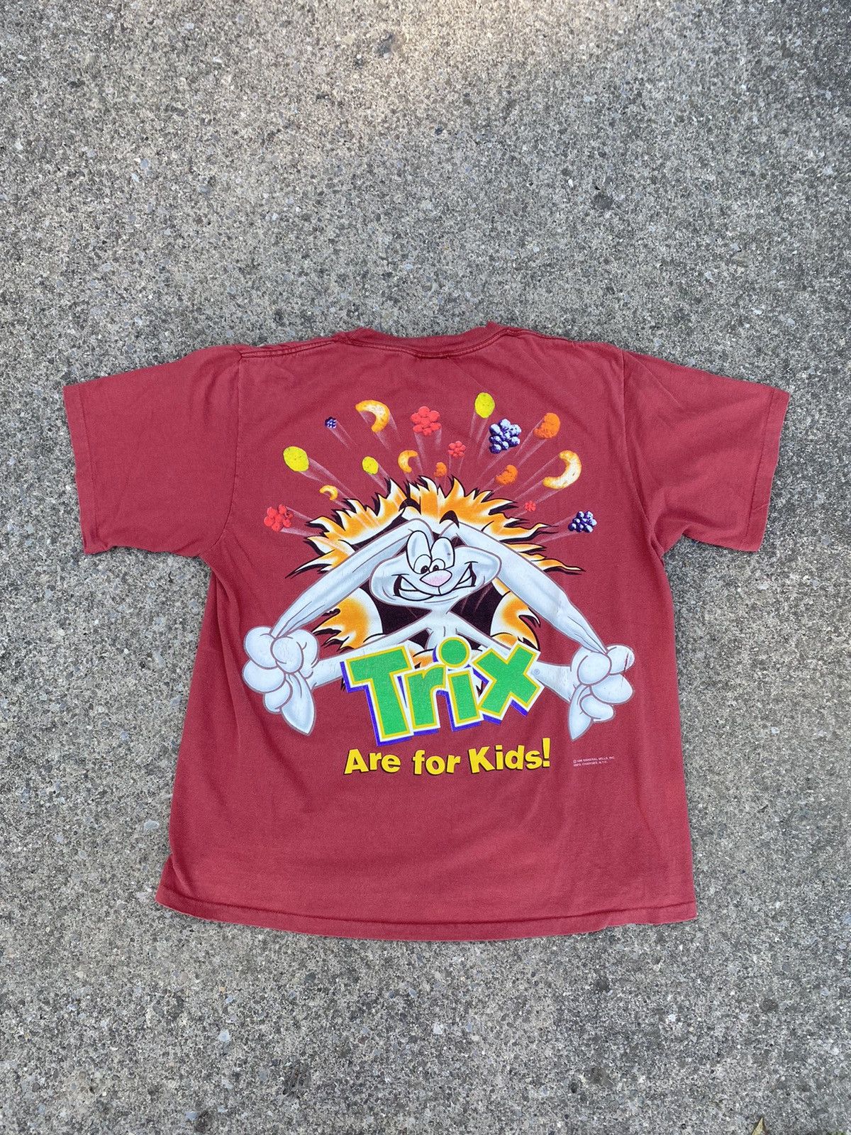 Vintage Vintage trix are for kids graphic t shirt | Grailed