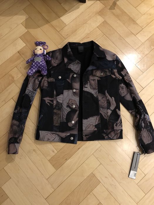 Dior Dior Homme x Dan Witz Mosh Pit Printed Denim Jacket | Grailed