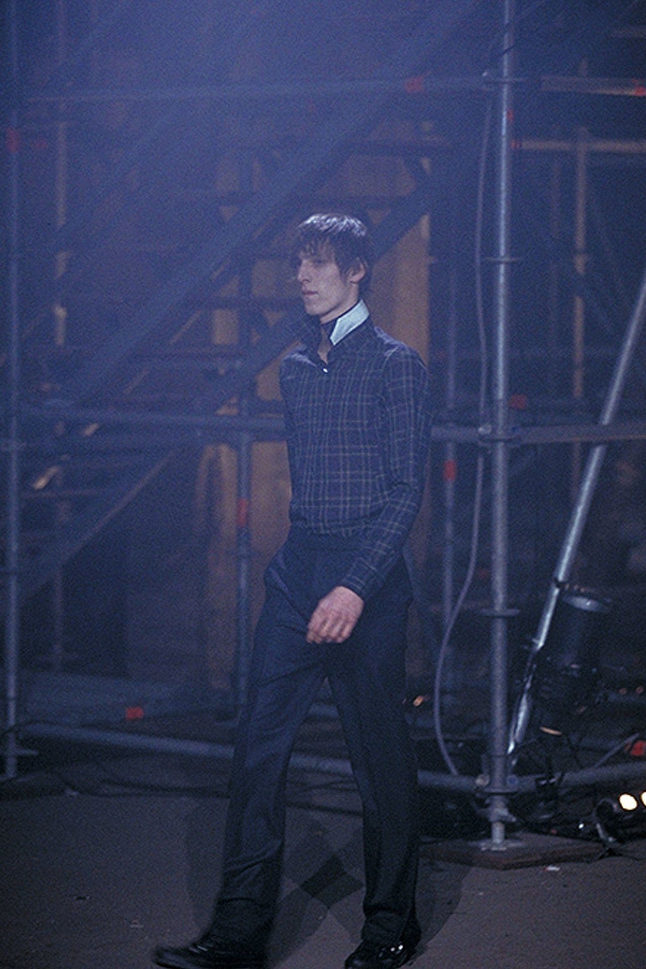 Raf Simons AW01 "Riot, Riot, Riot" D-Ring runway trousers | Grailed