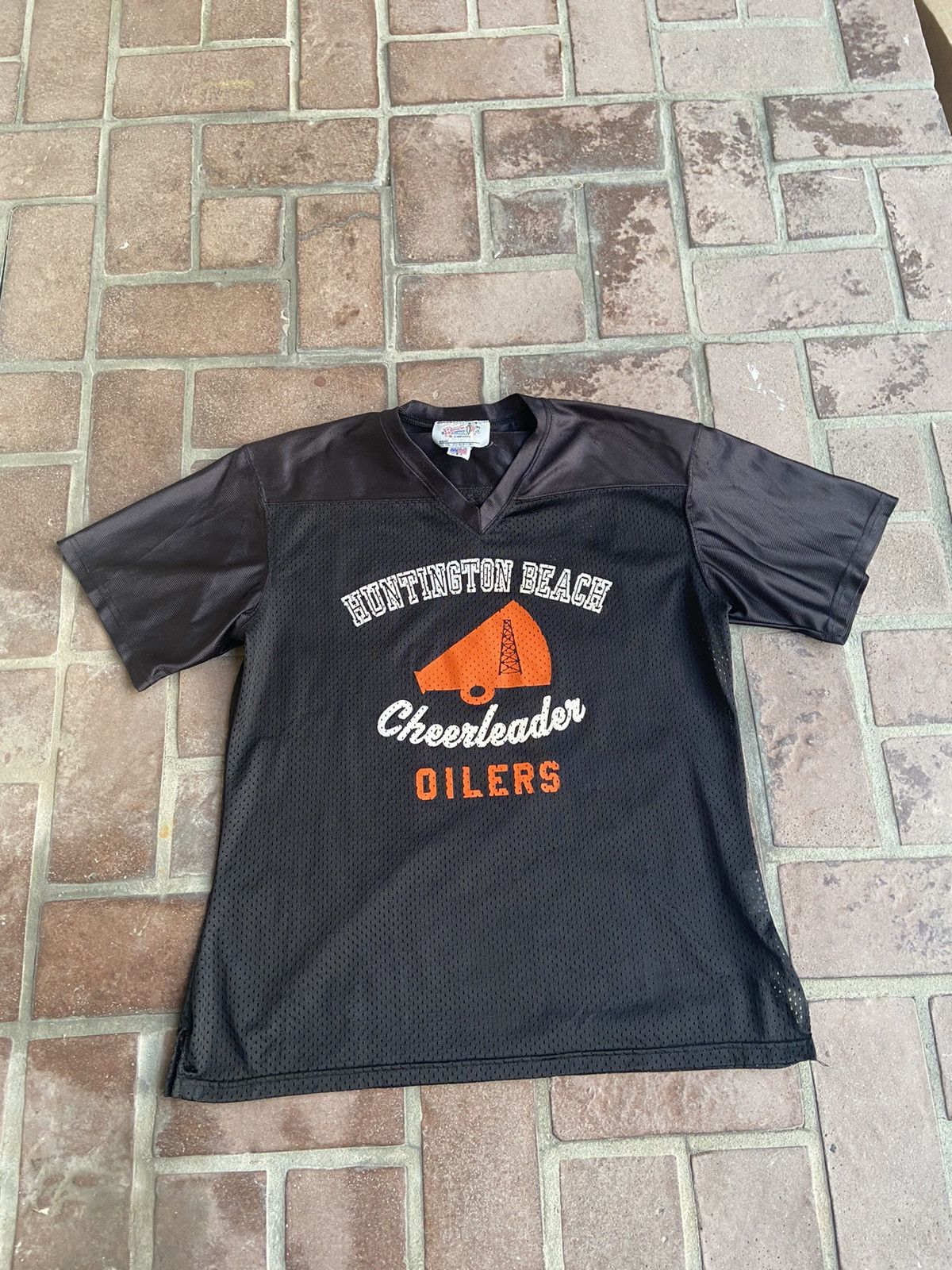 Vintage VTG 80's HB Cheerleaders Oilers Black Jersey | Grailed