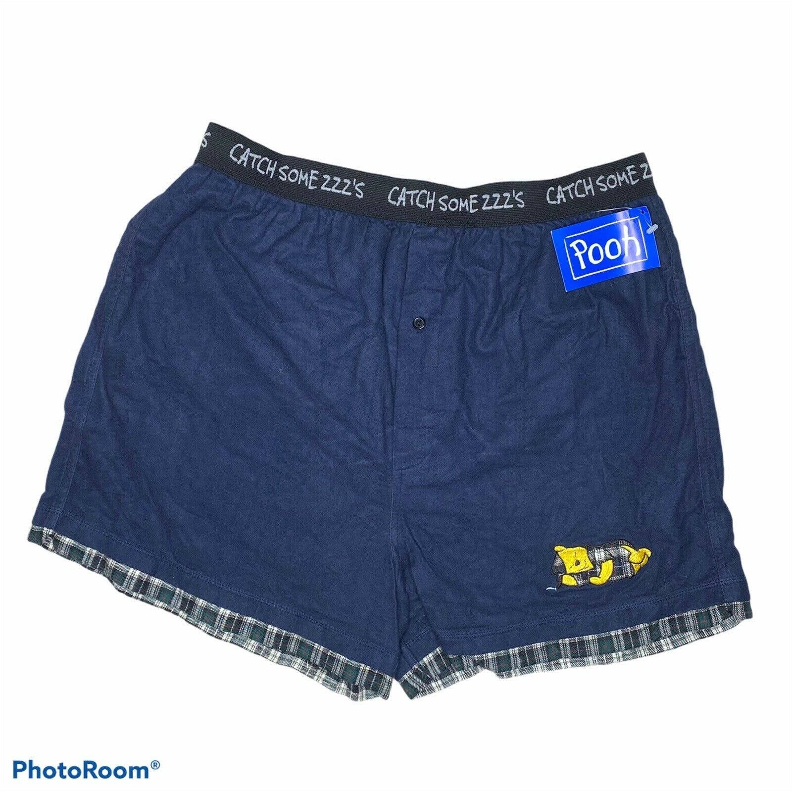 Hype × Vintage NWT Vintage Winnie The Pooh Boxer Shorts 90's Disney XL ...