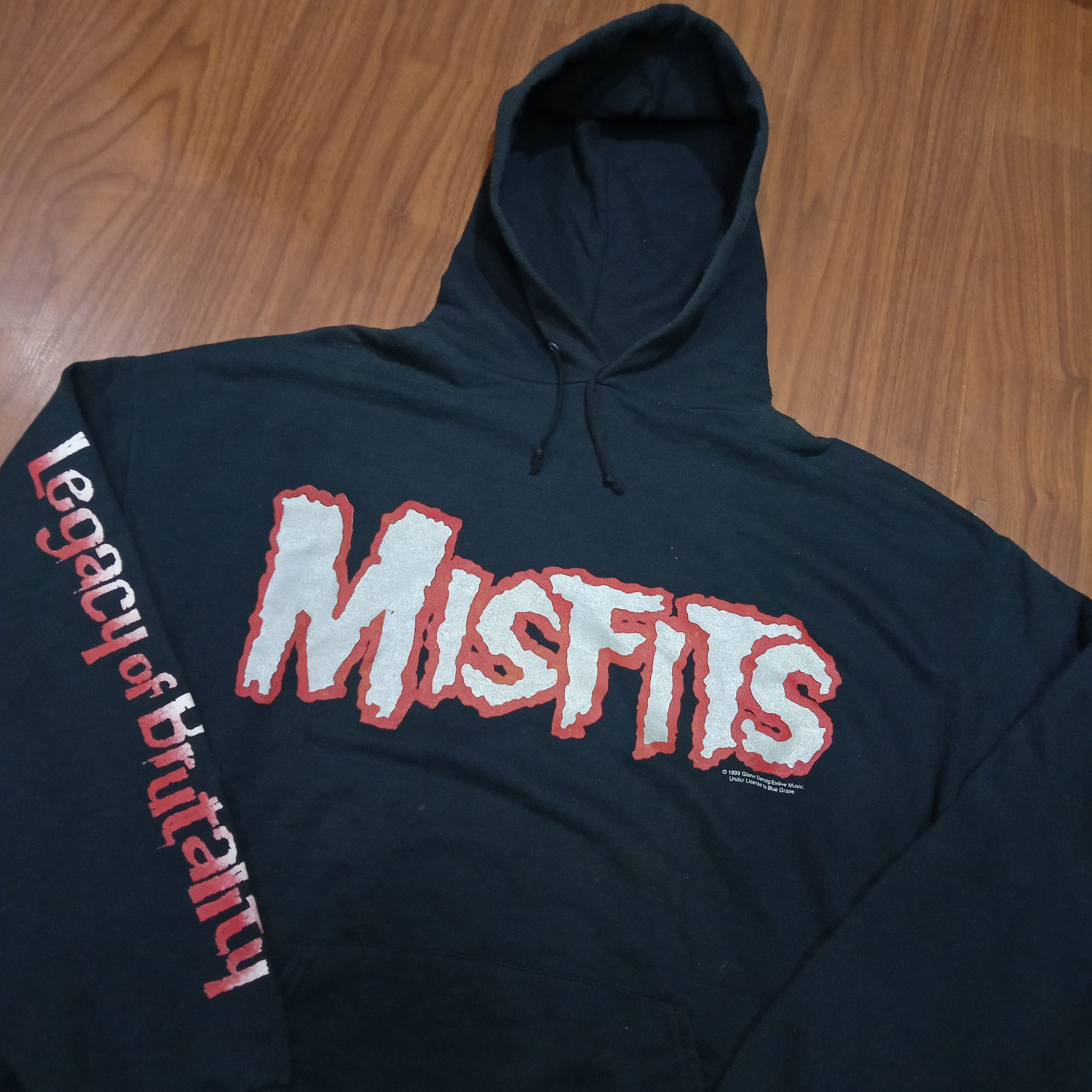 Band Tees × Misfits × Vintage Vintage 1999 Misfits “Legacy of Brutality ...