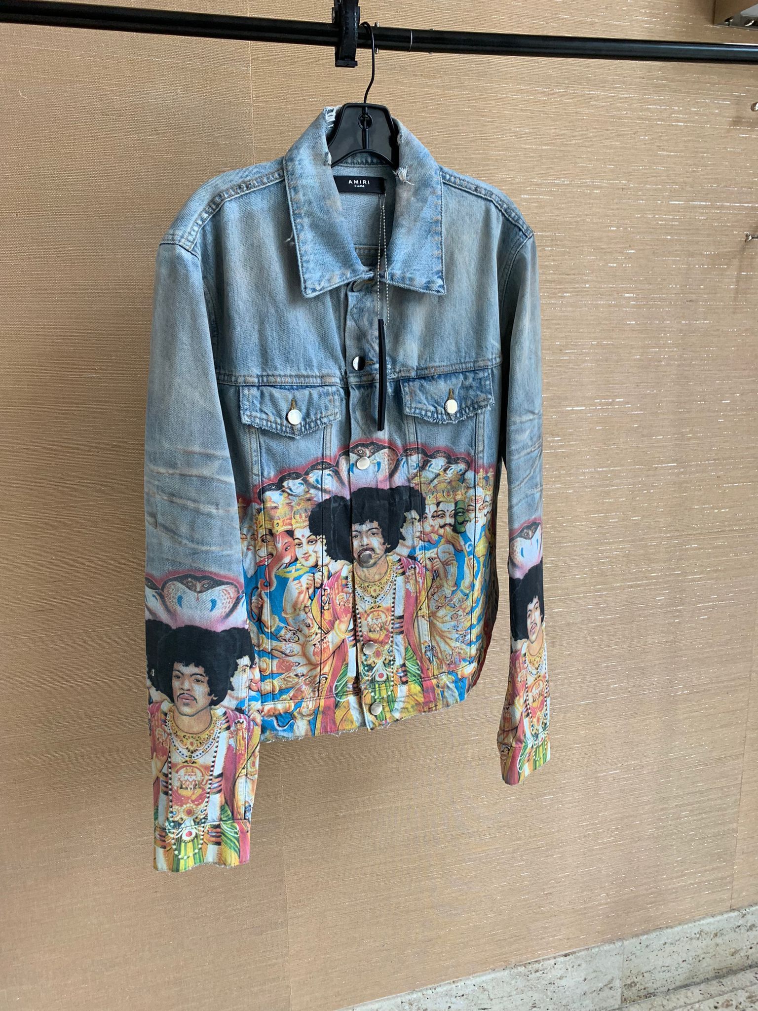 Amiri Jimi Hendrix Denim Jacket | Grailed