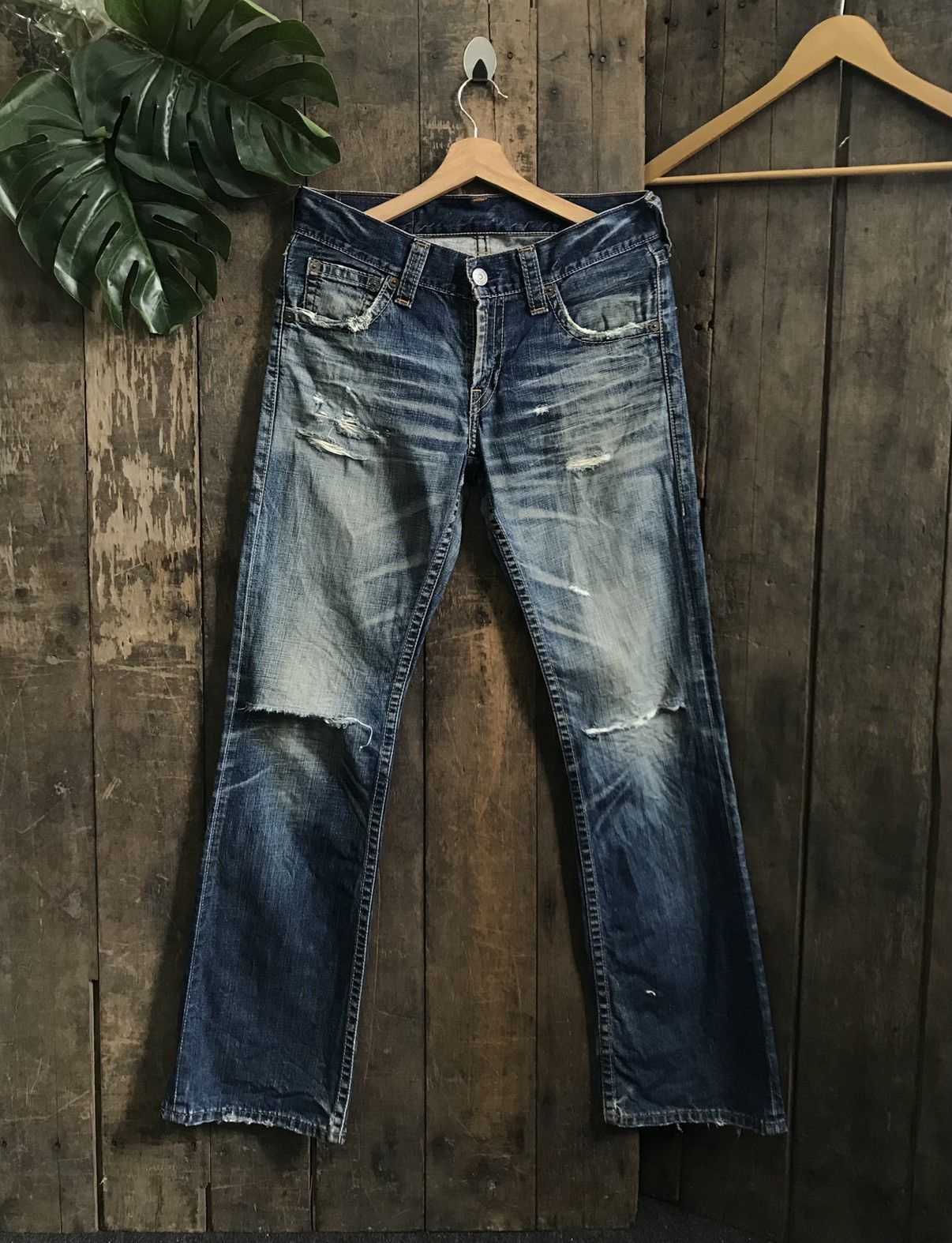 Levi's × Vintage Vintage Levis 507 Distressed Denim Jeans | Grailed