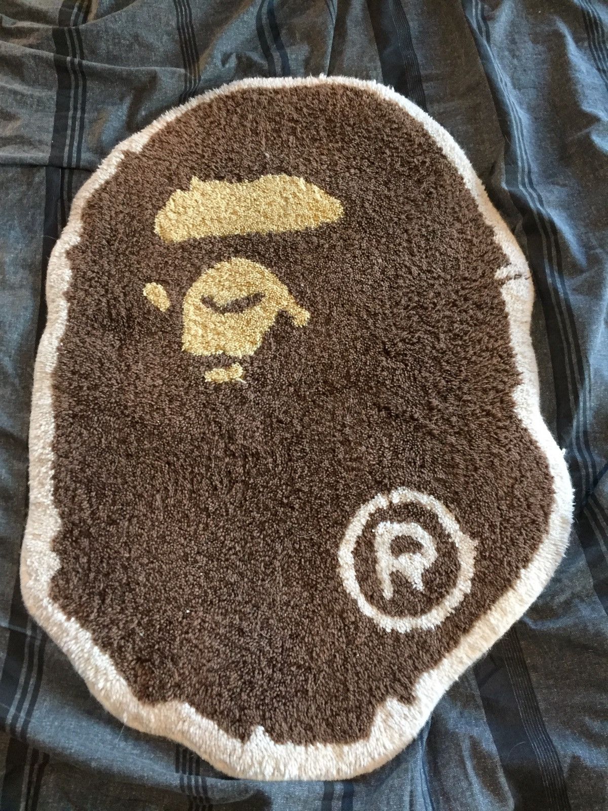 Bape Bape Head Rug | Grailed