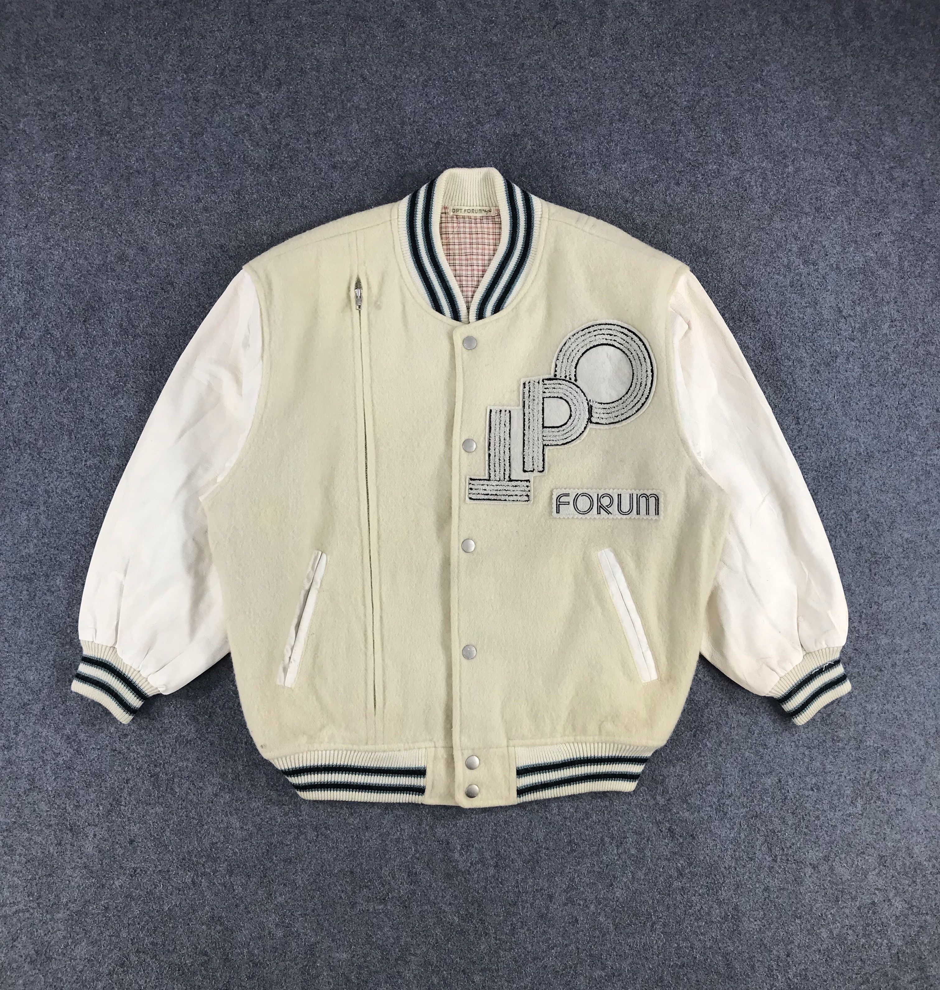 Varsity Jacket × Vintage Vintage OPT Forum Varsity Jacket-M145 | Grailed