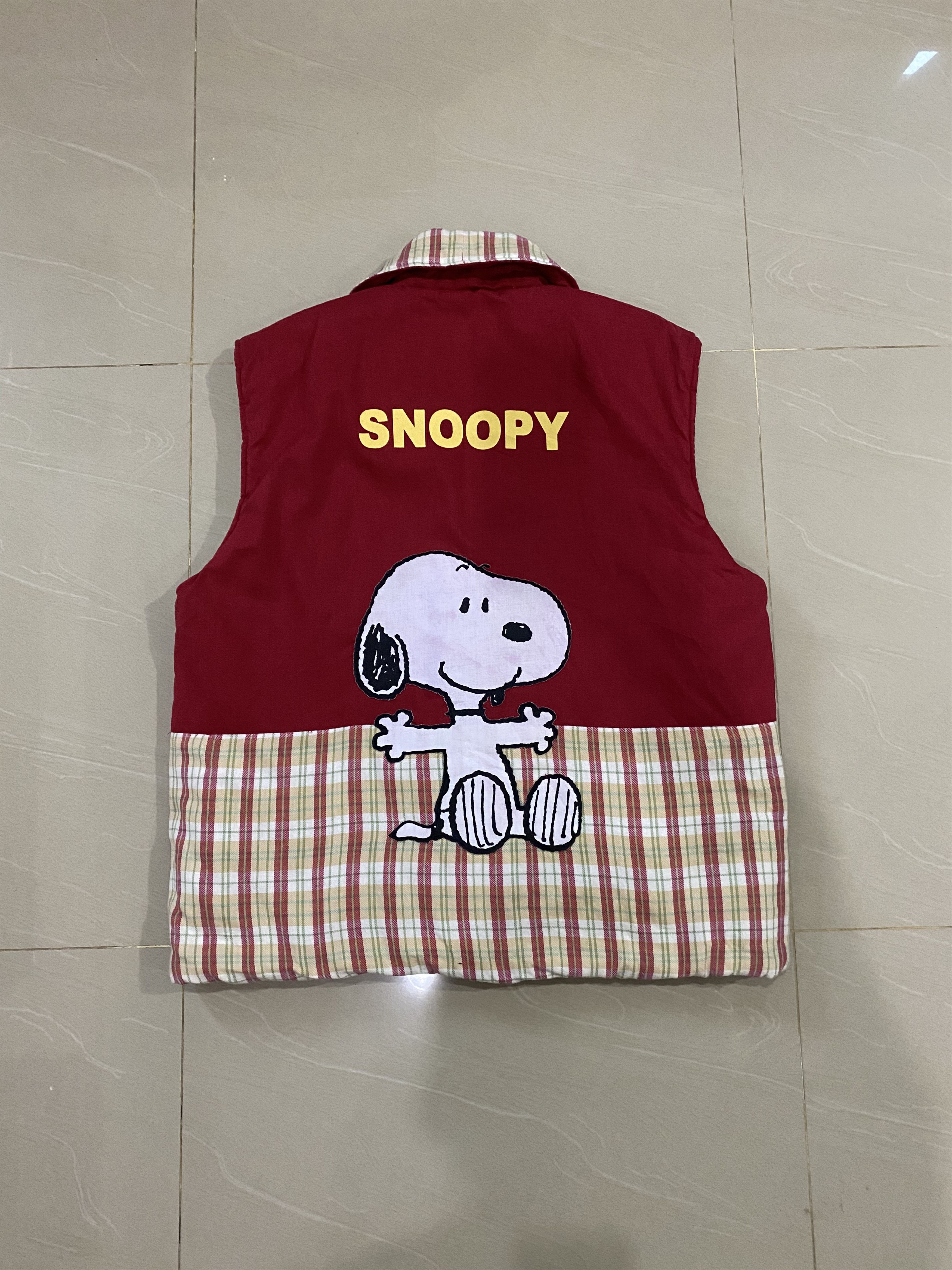 Cartoon Network × Peanuts Rare Peanuts Snoopy Vest Big Logo | Grailed
