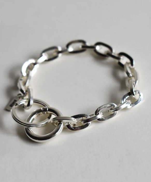 Number (N)ine NUMBER (N)INE Silver 999 Cable Key Chain & Bracelet | Grailed