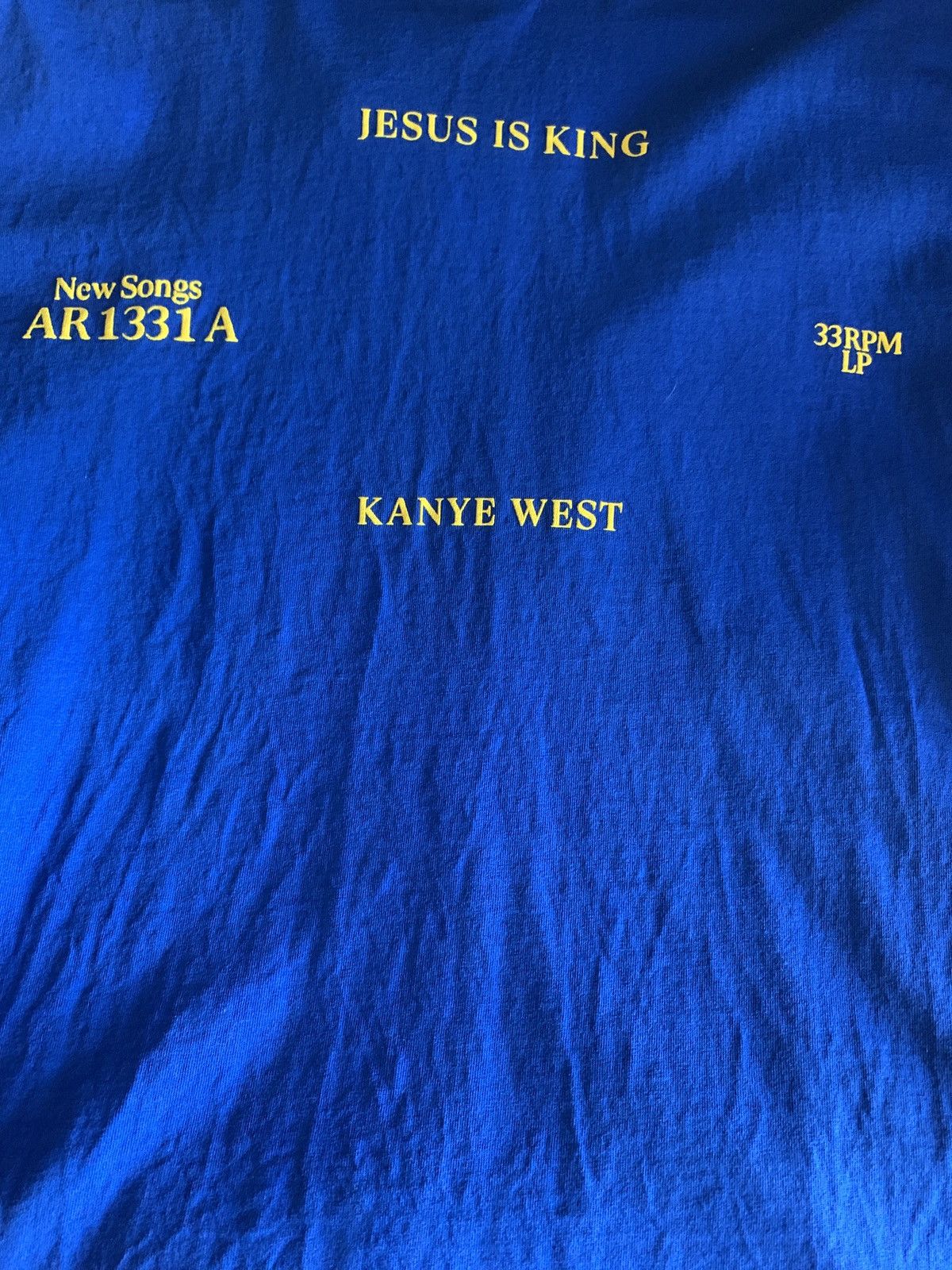 Kanye West Kanye West Yeezy Jesus is King Album Tee Tee Size Medium DS ...